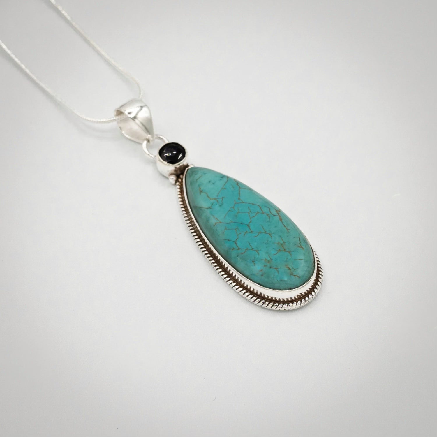 Turquoise & Black Onyx – Healing Stone Foundry